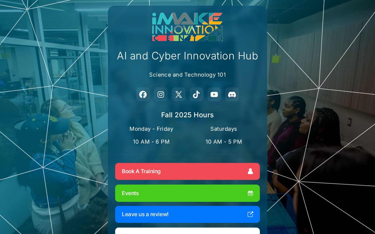 iMAKE Innovation Center and Makerspace